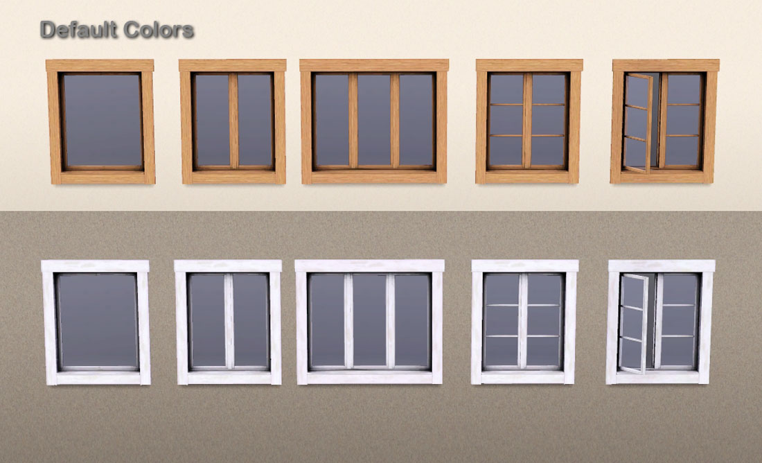 Mod The Sims - 5 new Windows