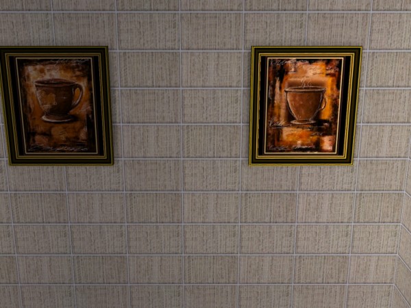 Mod The Sims - Dual Classy Coffee Pictures - Recolor of Maxis' "The ...
