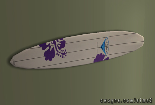 Mod The Sims - 5 Super Sweet SurfBoards!