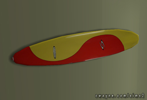 Mod The Sims - 5 Super Sweet SurfBoards!
