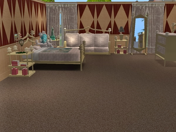 Mod The Sims - Four Poster - Basket Kittens Bedroom