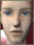 Mod The Sims - Pale Freckled Skin w/ Eye details