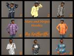 Mod The Sims - Stars and Stripes Hoddie Set
