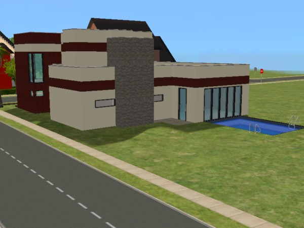 Mod The Sims - Moderno // Modern 2x2 UNFURNISHED House (No CC)