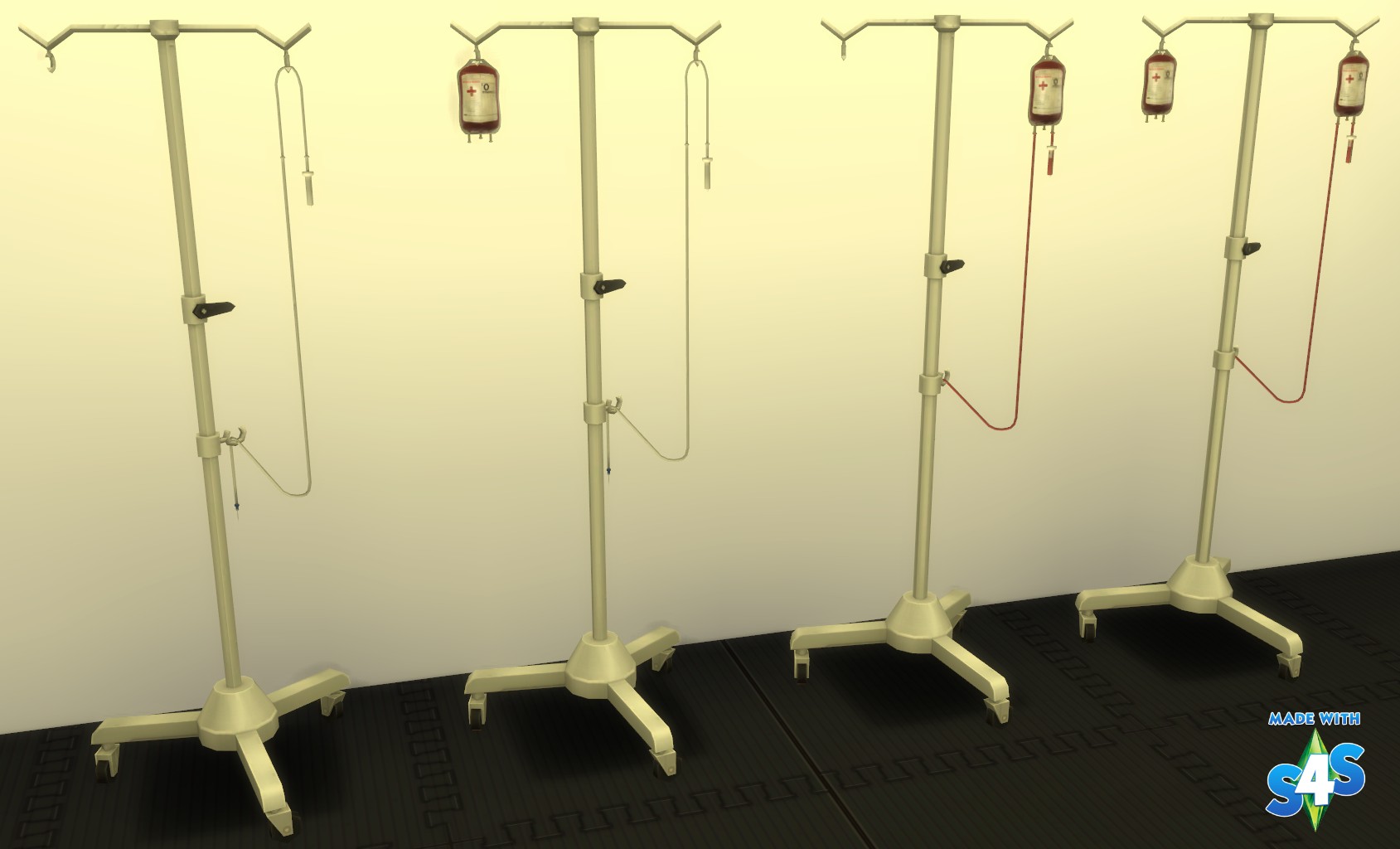 Mod The Sims - Blood drip-to-go, for your perfusion in hospital.