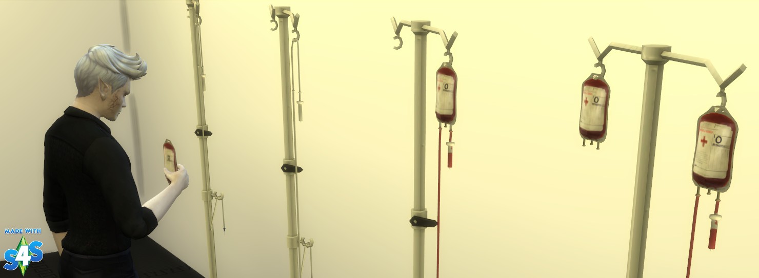 Mod The Sims - Blood drip-to-go, for your perfusion in hospital.