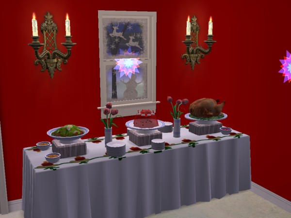 Mod The Sims - Christmas table