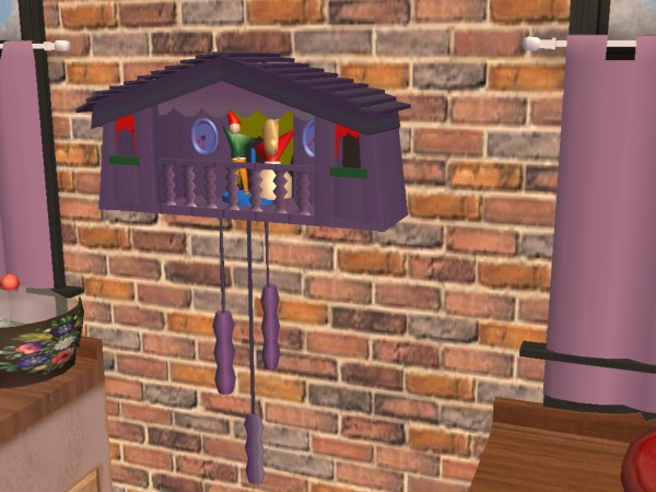 Mod The Sims - New Mesh-Cuckoo clock!