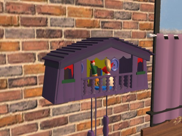 Mod The Sims - New Mesh-Cuckoo clock!