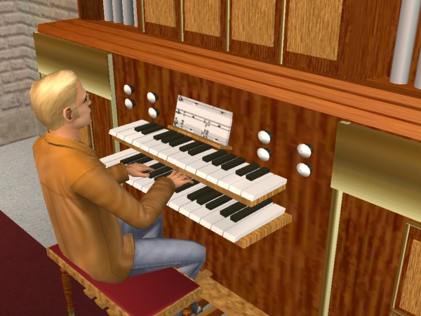 Mod The Sims - New Mesh-Mus organ!