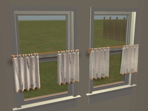 Mod The Sims - New Mesh and many Recolor-Curtains!