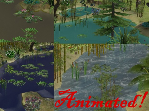Mod The Sims - Enigmatic Waters - 3 More Natural Water Colors ...