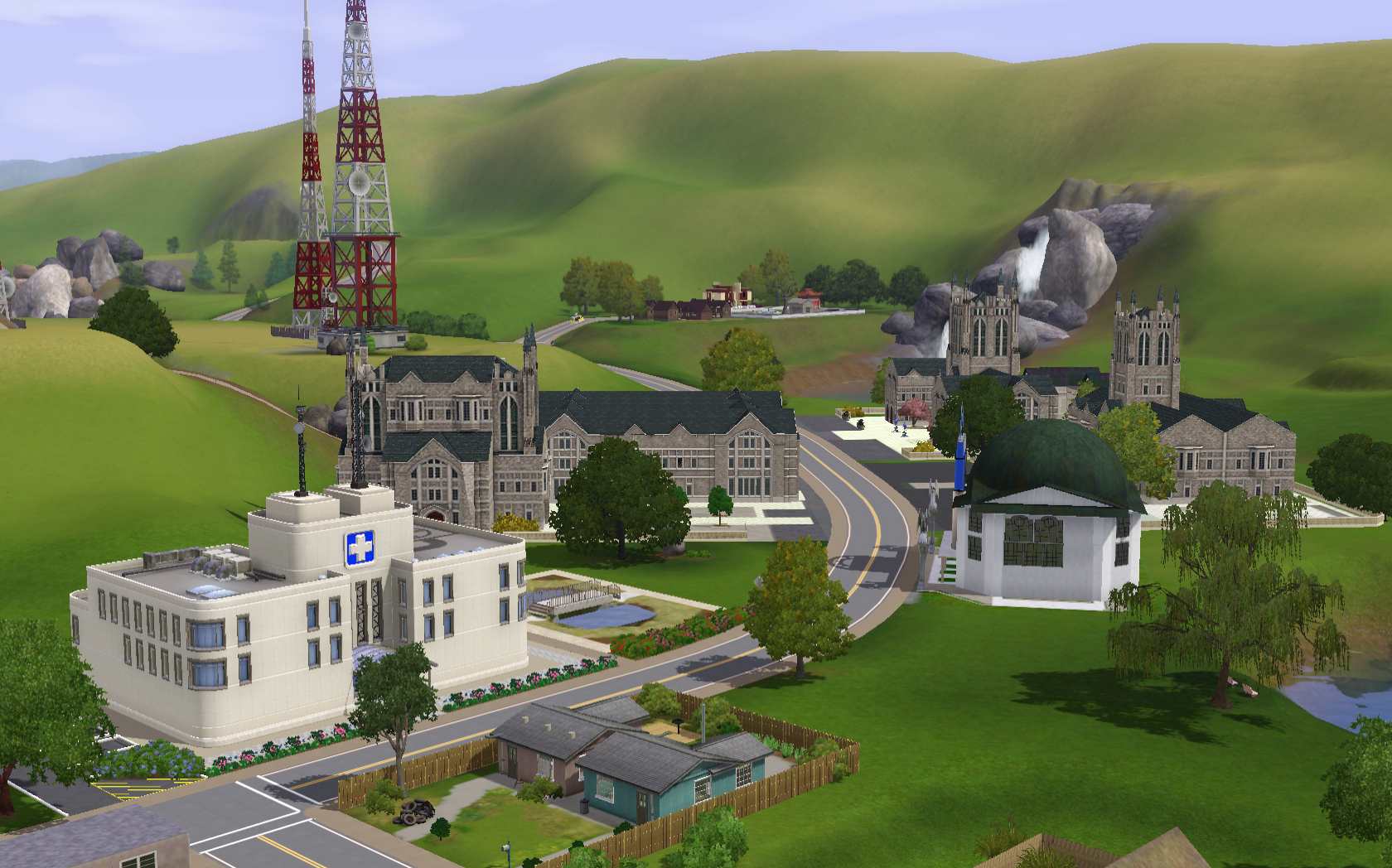 Mod The Sims - Simburbia - Something for Everyone! All Playable Lot ...