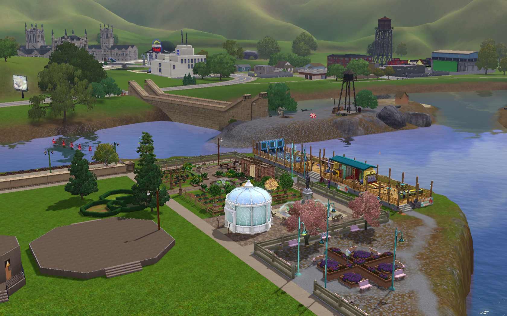 Mod The Sims - Simburbia - Something for Everyone! All Playable Lot ...