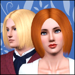 Mod The Sims - Stylish Bob Hair ~ Both Genders, All Ages