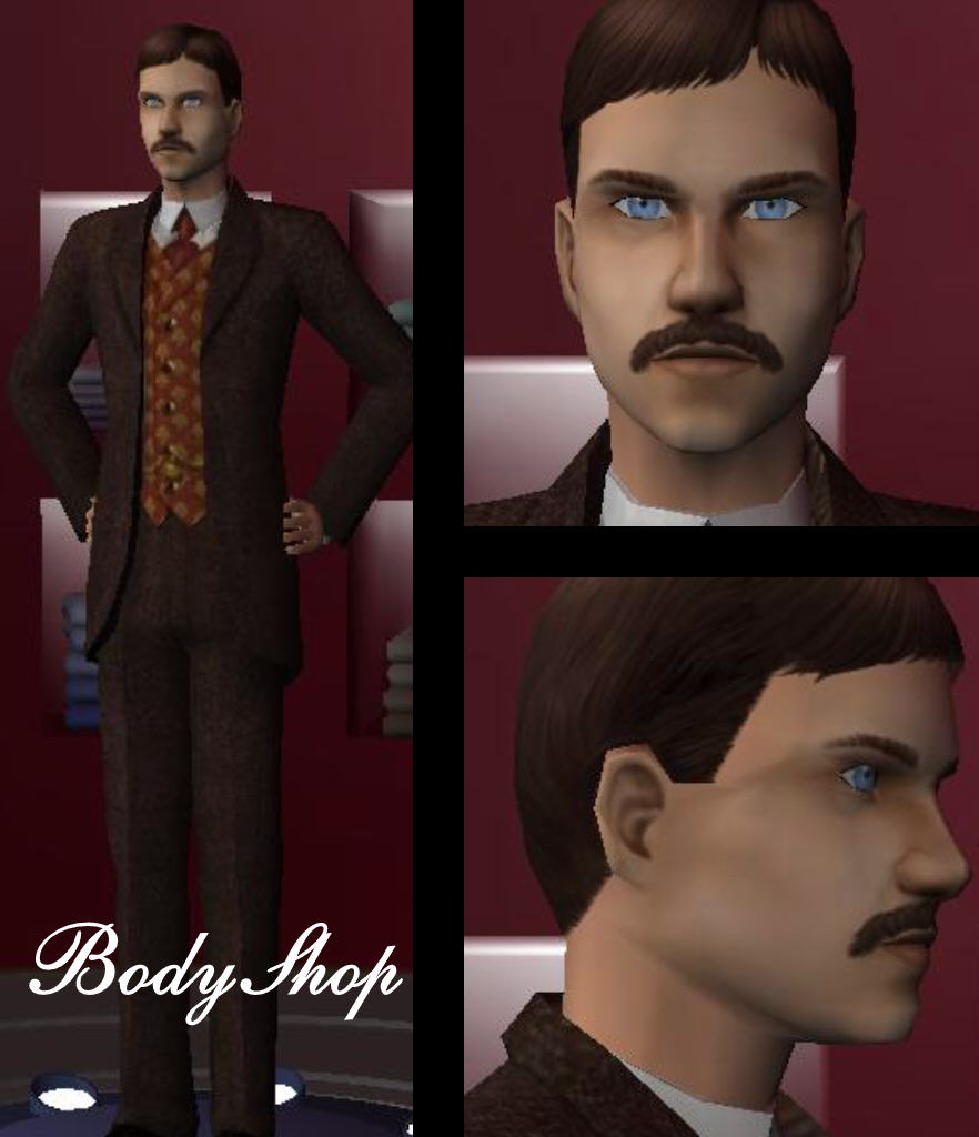 Mod The Sims - David Burke as Dr. John Watson (from Sherlock Holmes)