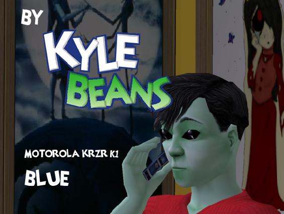 Mod The Sims - Motorola KRZR K1 (Blue)