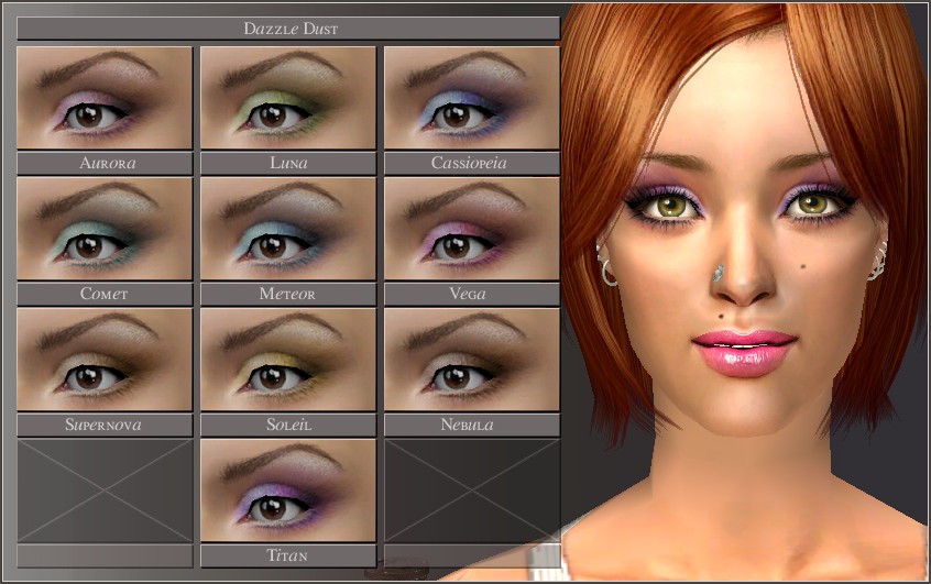 Mod The Sims - Wacky, Tacky & Wonderful Eye Shadow x 10