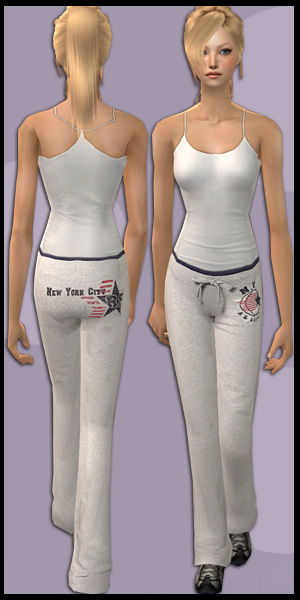 Mod The Sims - Sporty Chick - Athletic Outfits for AF