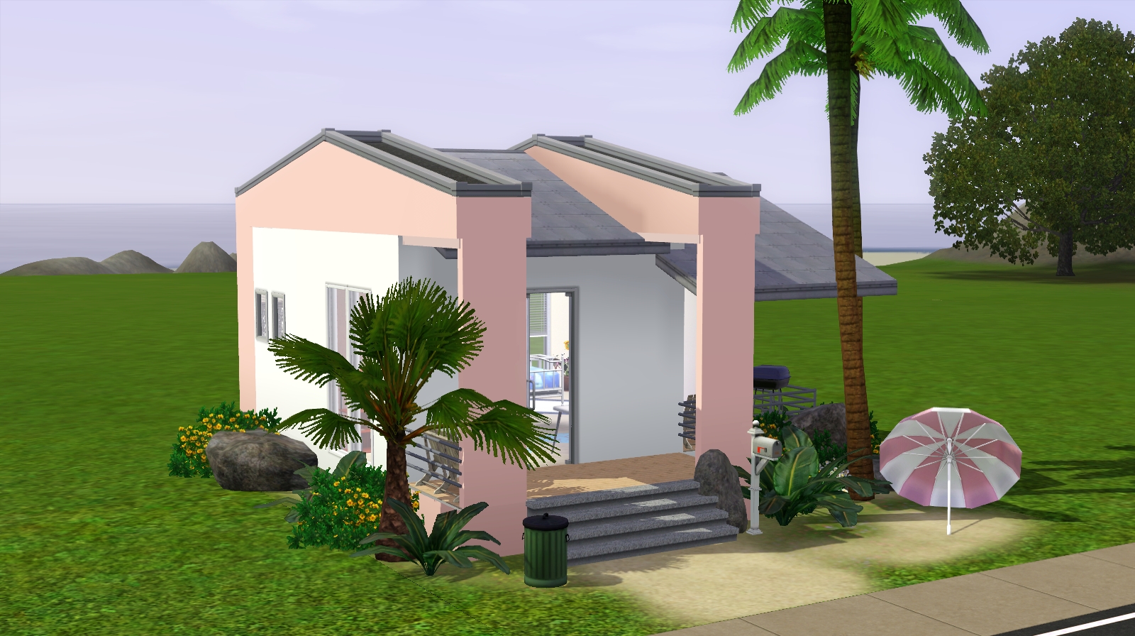 Mod The Sims - Pink Dream: A Speed Build Challenge Lot