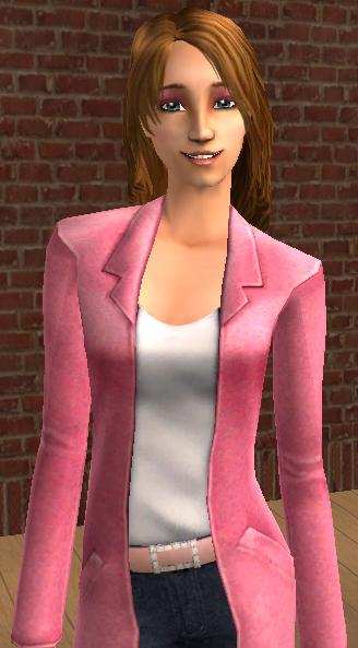 Mod The Sims - Pink Fashion Coat +10 Recolors!