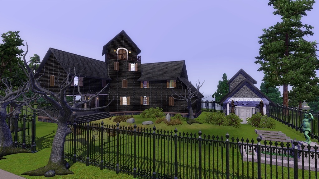 Mod The Sims - Haunted House: The Simborrough Mansion (with WA tomb)