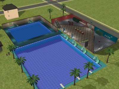 Mod The Sims - Swimming Pool And Commercial Center