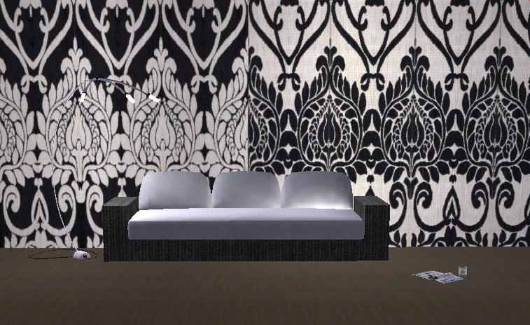 Mod The Sims - White&Black wallpaper collection