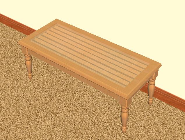 Mod The Sims - 3 Recolors of the Ad-A-Quaint Coffee Table