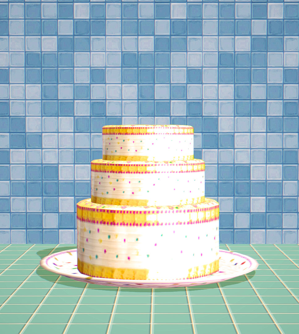 Mod The Sims - Fancy Feet Cake Treat - A 1t2 Remake