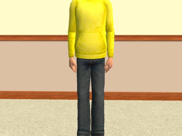 Mod The Sims - More Yellow Clothes for Male Teens *Yellow Collection ...