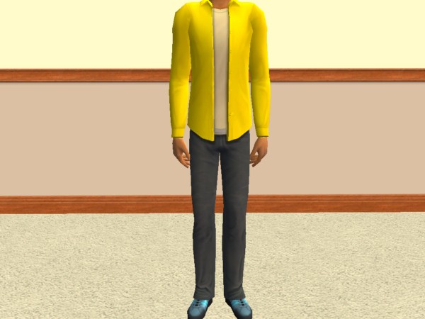 Mod The Sims - Even More Yellow Clothes for MTeens *Yellow Collection ...