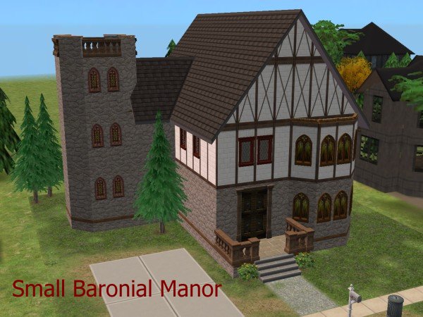 Mod The Sims - Gothic Piles: Small Baronial Manor