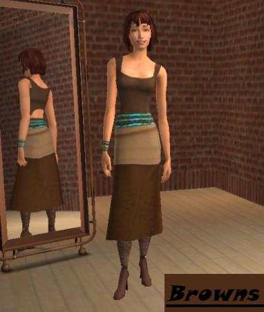 Mod The Sims - 5 Pretty Gypsy Boho Dresses