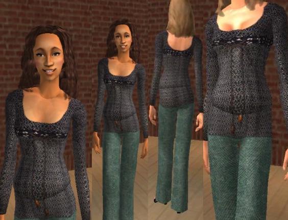 Mod The Sims - 2 Cute and Casual Outfits