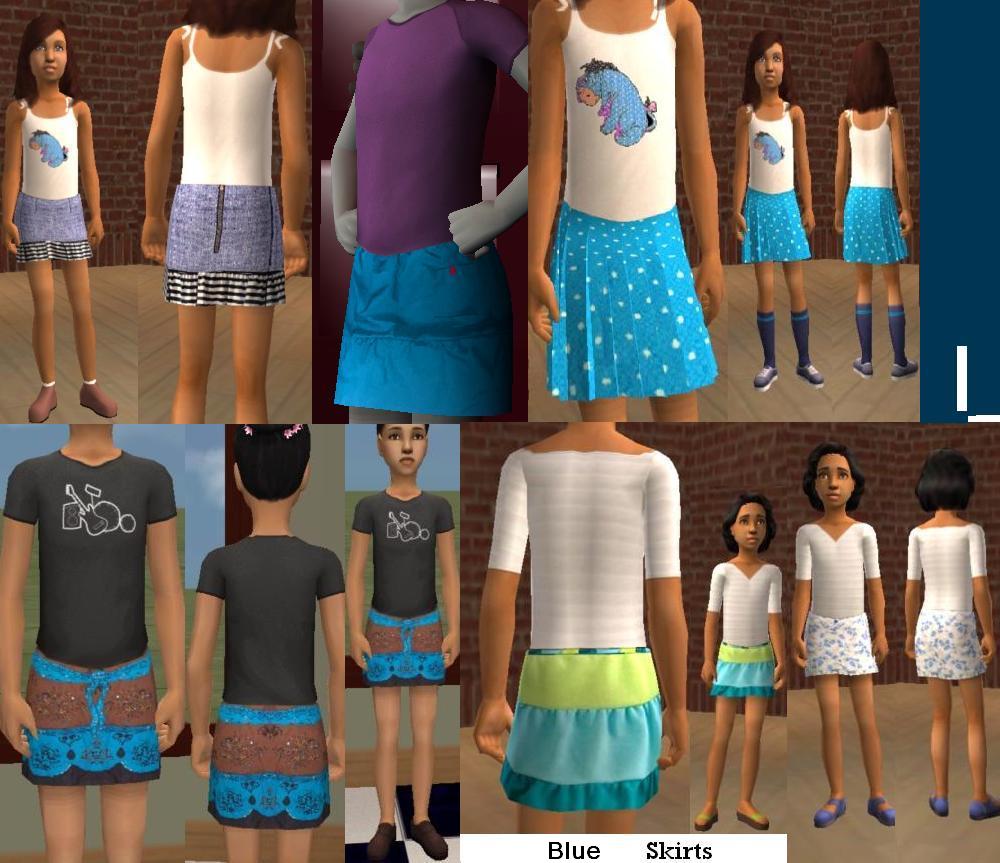 Mod The Sims - Lots of Girls Bottoms