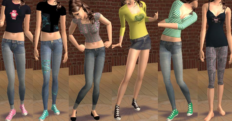 Mod The Sims - Converse and Vans collection