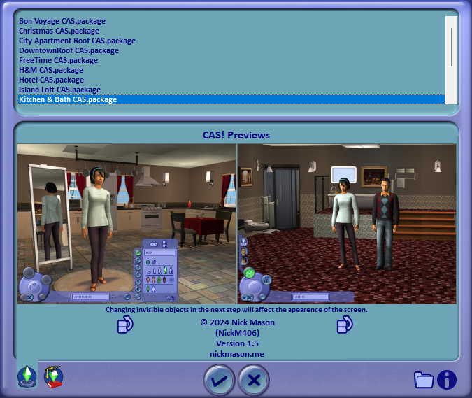 Mod The Sims - CAS! Screen Switcher -v1.4 23.JULY.2012-