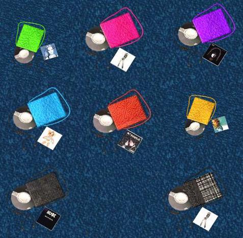 Mod The Sims - CD player & Bag Recolors....