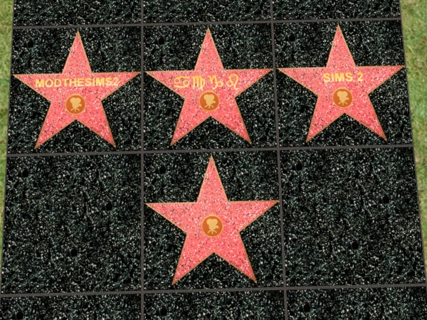 Mod The Sims - Walk of Fame Old Hollywood Floor set