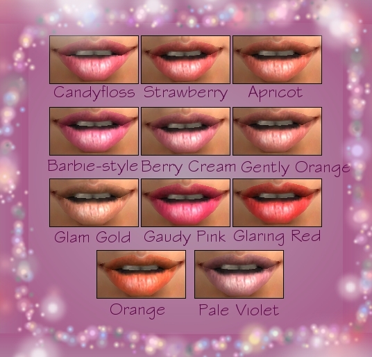 Mod The Sims - Lovely Lips in 19 colors *with teeth*
