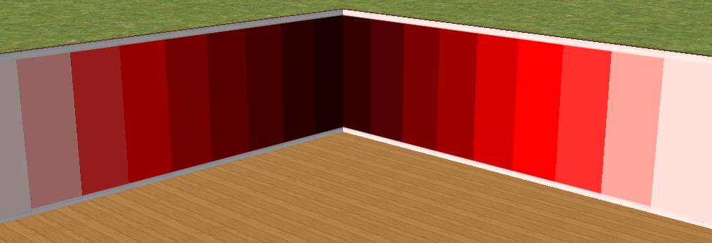 Mod The Sims - Red Wall Collection