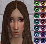 Mod The Sims - New eyes! "Heart Eyes" (many colours)