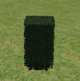 Mod The Sims - 3 Recolors Of Tall Square Shrub