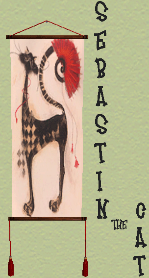 Mod The Sims - Four Cat Tapestries with Red Tassels