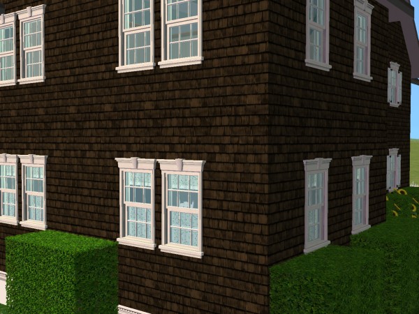 Mod The Sims - "Shingle Bells" Outdoor Wood Shingles - 7 Recolors