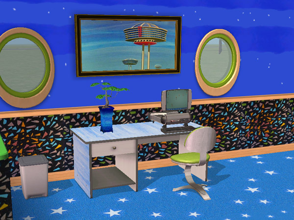 Mod The Sims - The Jetsons themed bedroom
