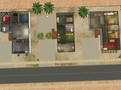 Mod The Sims - Desert Estates--Mobile Homes--3 Units