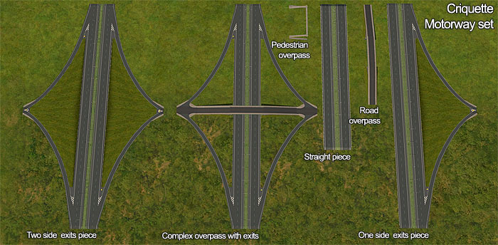 Mod The Sims - Basic Motorway Set