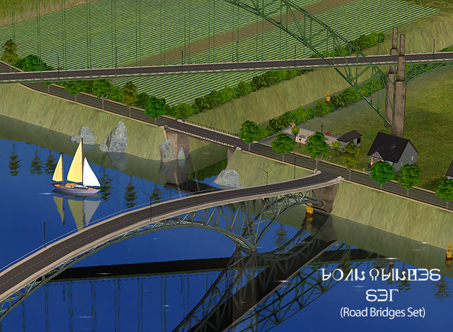 Mod The Sims - Road Bridges Set
